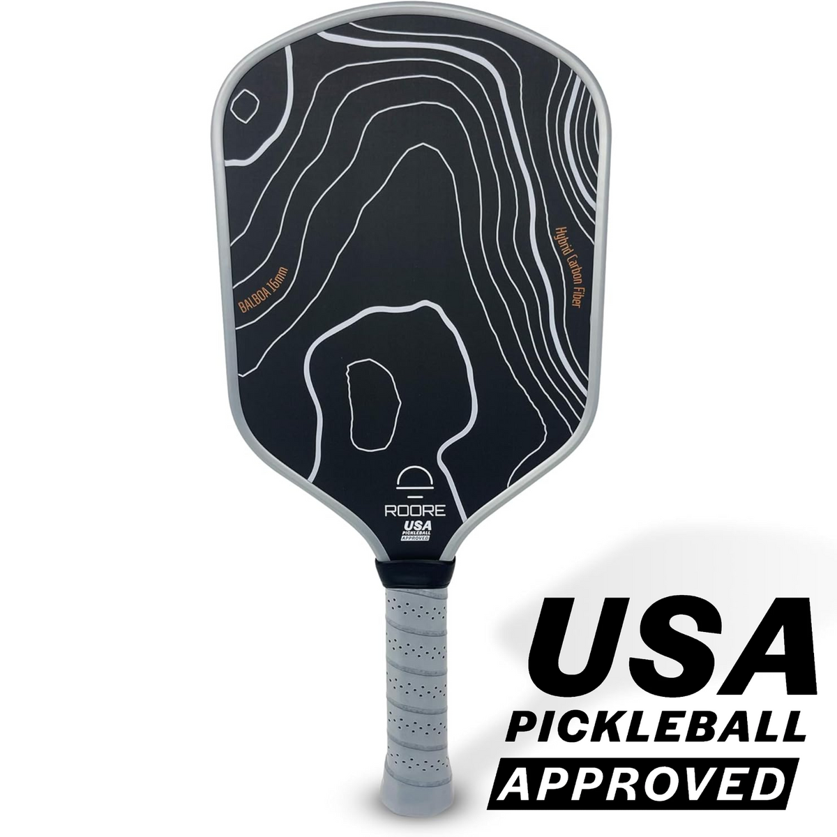 Balboa - T700 Carbon Fiber 16 mm Pickleball Paddle – Roore Pickleball